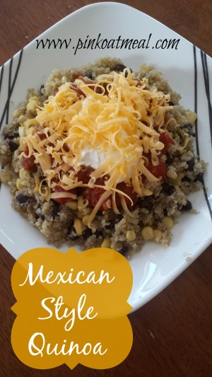 Mexican Style Quinoa - Pink Oatmeal
