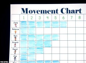 Movement Charts - Pink Oatmeal