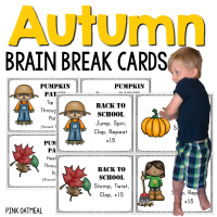 Fall Themed Brain Breaks (Over 40 Ideas) - Pink Oatmeal