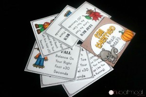 Fall Themed Brain Breaks (Over 40 Ideas) - Pink Oatmeal