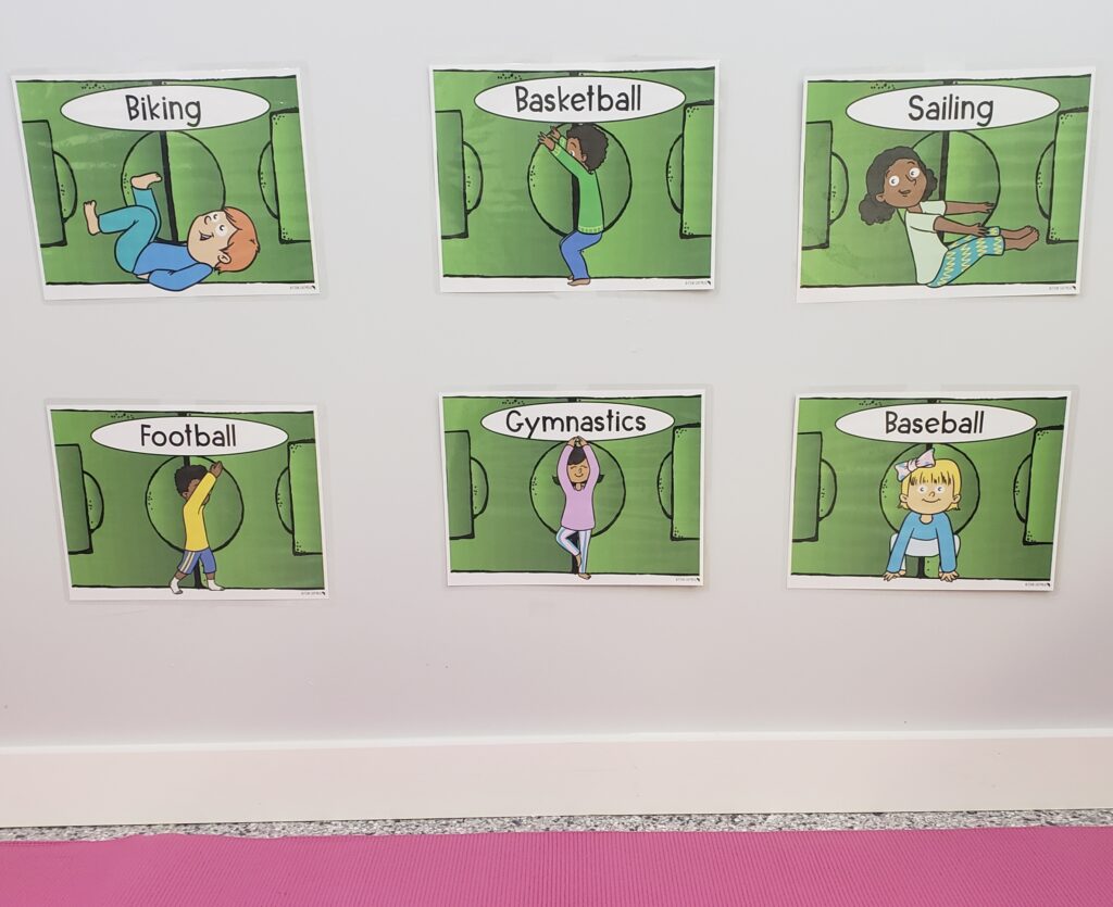 Football Gross Motor and Fine Motor Planning - Pink Oatmeal