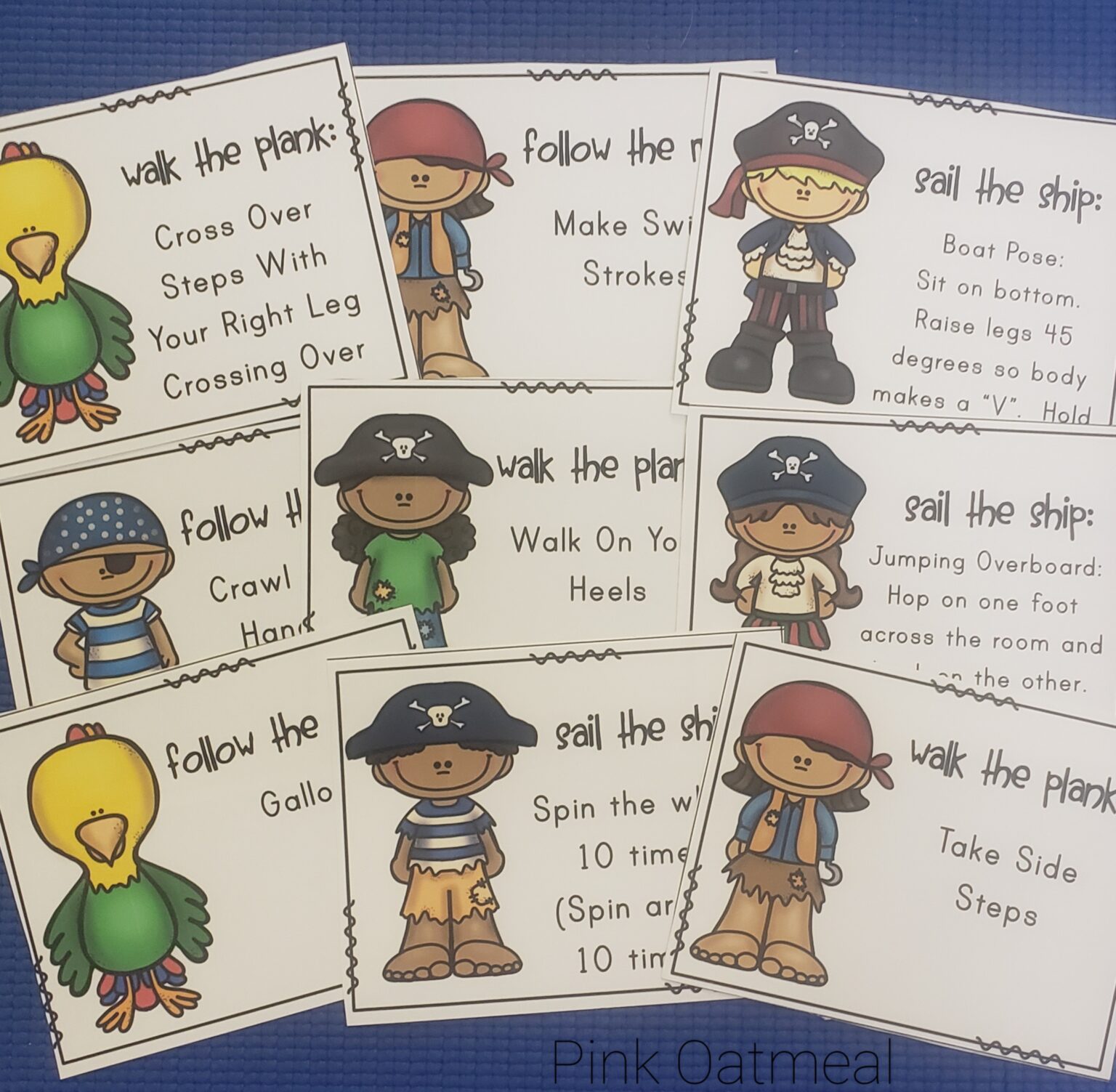 Pirate, Princess and Mermaid Gross Motor and Fine Motor Activities ...