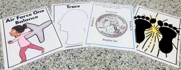 President's Day Gross Motor Activities - Pink Oatmeal