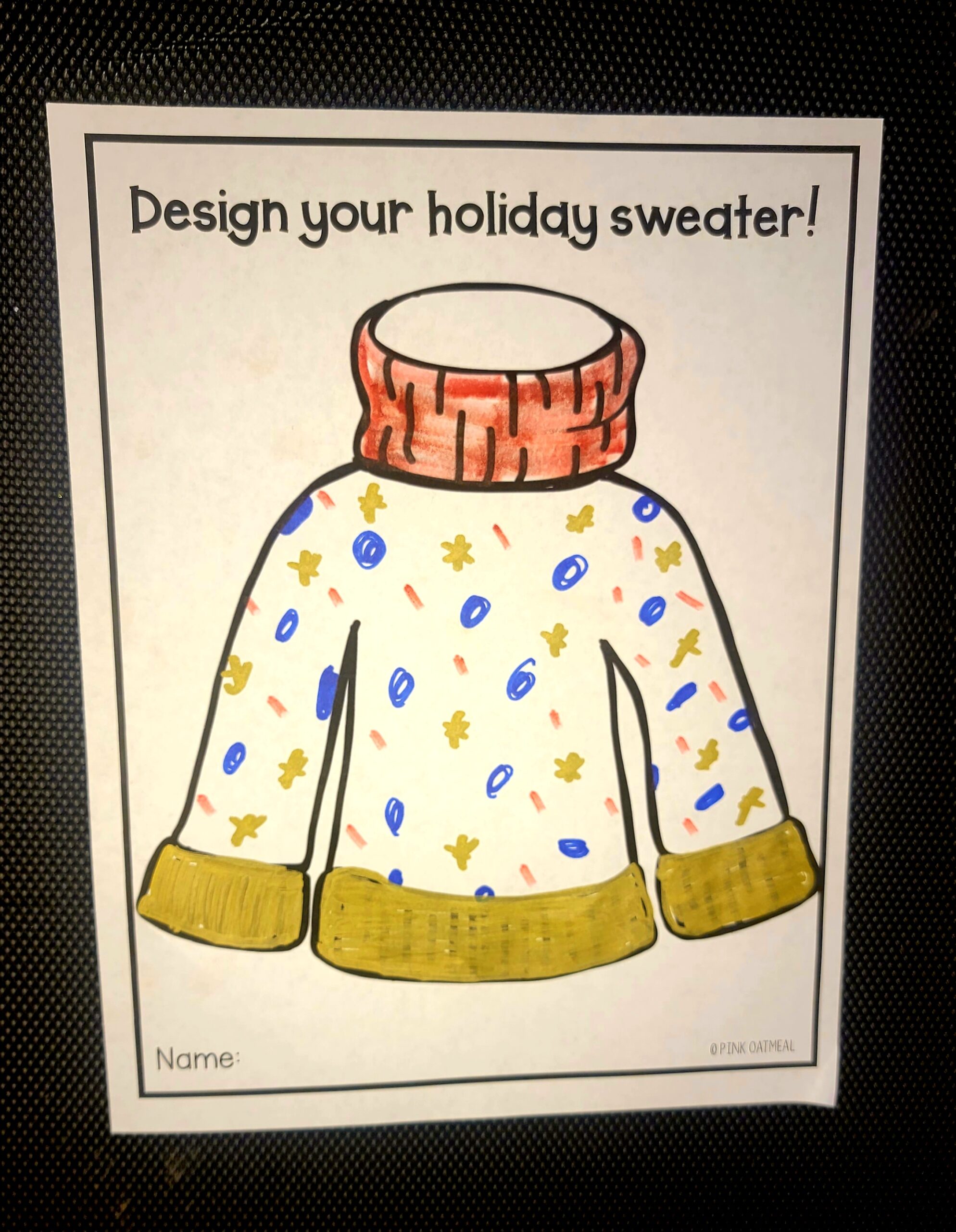 Christmas Gross Motor and Fine Motor Activities - Pink Oatmeal