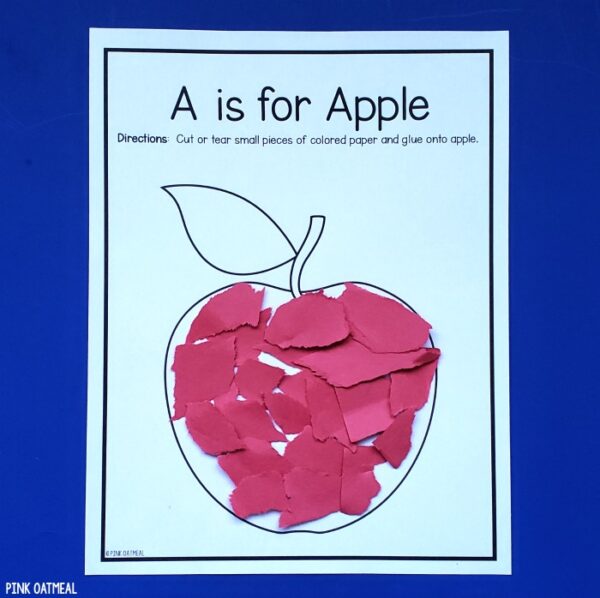 Alphabet Gross Motor and Fine Motor Activities - Pink Oatmeal