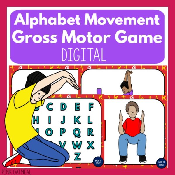 Alphabet Yoga - Pink Oatmeal