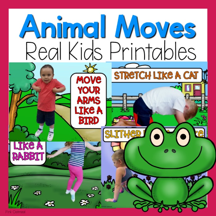 5 Fun Animal Moves | Pink Oatmeal