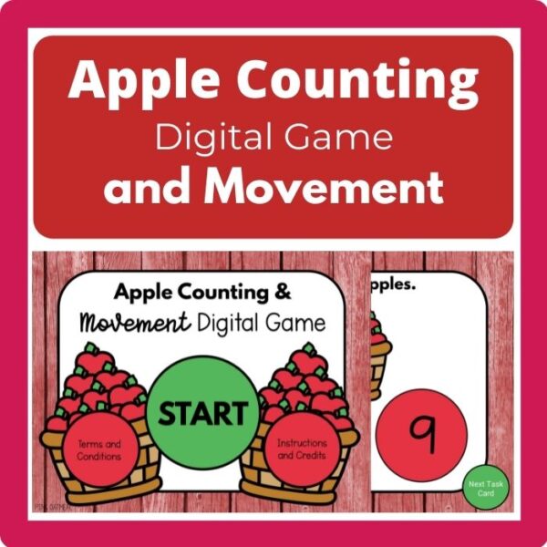 Apple Themed Fine Motor and Gross Motor Planning - Pink Oatmeal