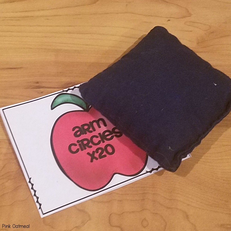 Apple Toss - Gross Motor Game - Pink Oatmeal