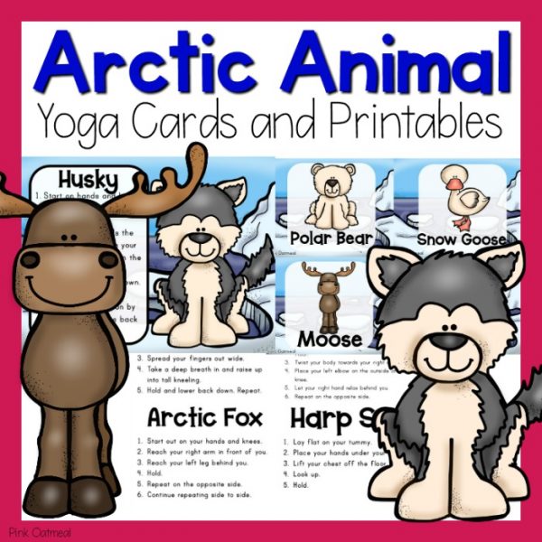 Arctic Animal Brain Breaks - Pink Oatmeal