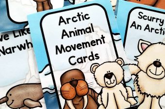 Arctic Animal Brain Breaks - Pink Oatmeal