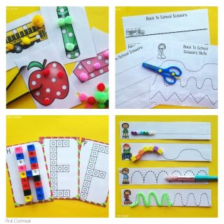 Back To School Motor Planning - Pink Oatmeal