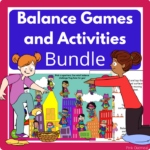 Bean Bag Balance Game - Pink Oatmeal