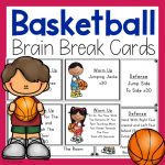 Basketball Themed Gross Motor and Brain Break Ideas - Pink Oatmeal