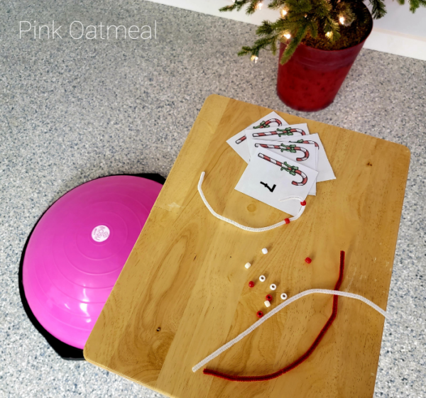 Christmas Gross Motor and Fine Motor Activities - Pink Oatmeal