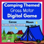 Camping Themed Gross Motor and Fine Motor Activities - Pink Oatmeal