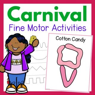 Amusement Park Gross Motor and Fine Motor Activities - Pink Oatmeal