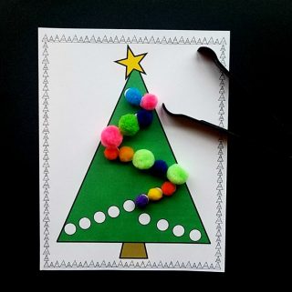 Christmas Gross Motor and Fine Motor Activities - Pink Oatmeal