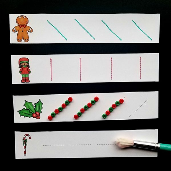 Christmas Gross Motor and Fine Motor Activities - Pink Oatmeal