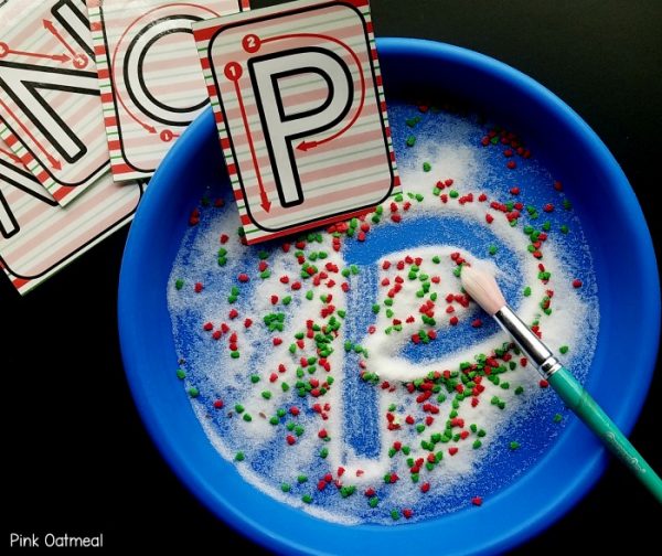 Christmas Gross Motor and Fine Motor Activities - Pink Oatmeal