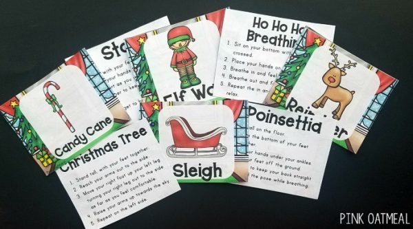 Printable Christmas Activities - That Promote Movement - Pink Oatmeal