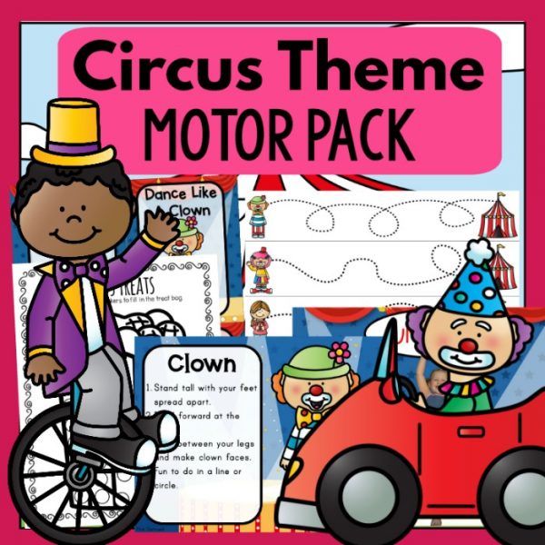 Amusement Park Gross Motor and Fine Motor Activities - Pink Oatmeal