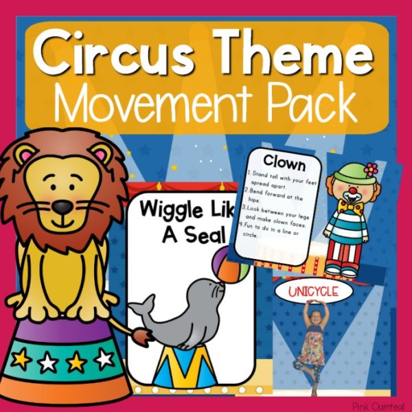 Amusement Park Gross Motor and Fine Motor Activities - Pink Oatmeal