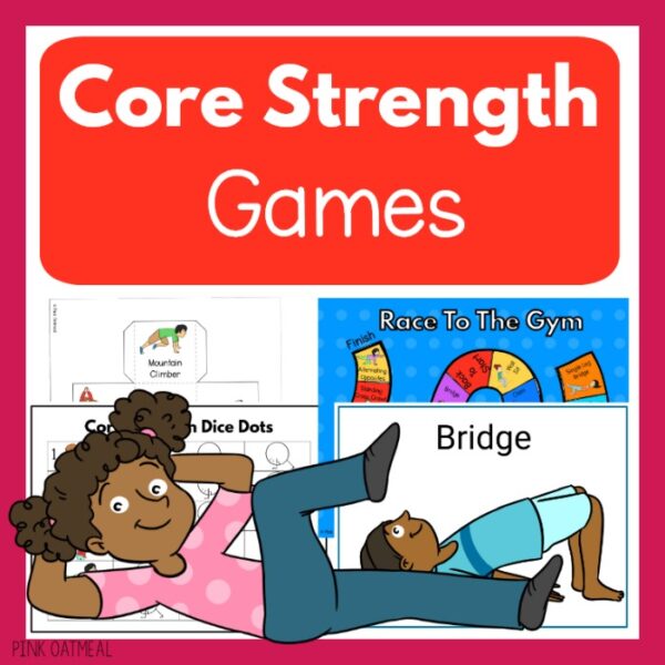 Pediatric Core Strengthening - Creative Ideas - Pink Oatmeal