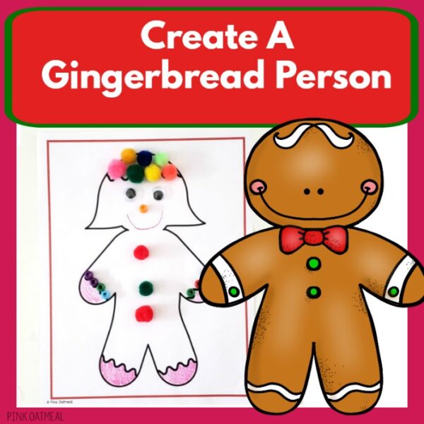 Gingerbread Man Brain Break Ideas - Gingerbread Man Activities - Pink ...