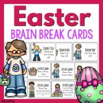 Easter Themed Brain Breaks - Pink Oatmeal