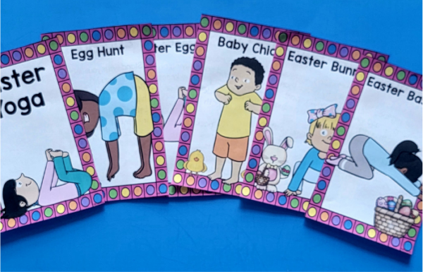 Easter Gross Motor Activities - Pink Oatmeal