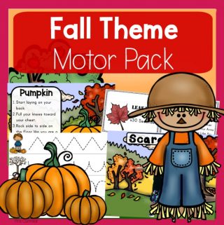 10+ Fall Themed Gross Motor Games - Pink Oatmeal