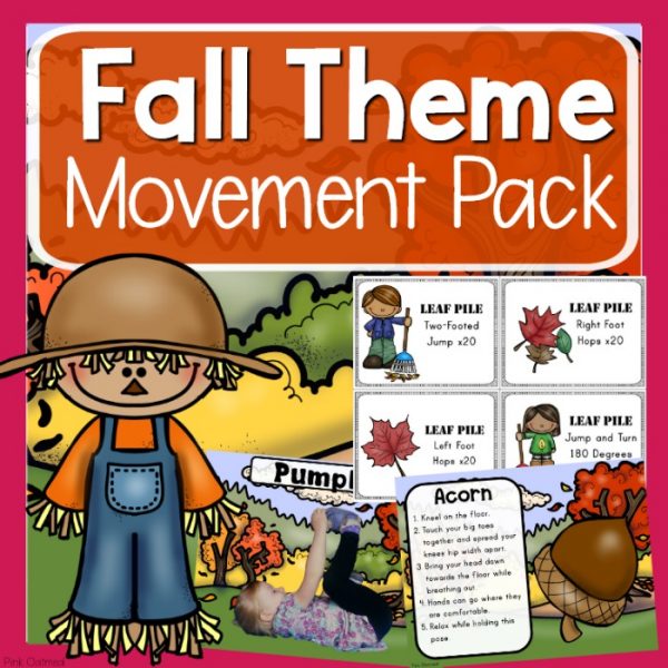 Fall Yoga and Movement Story - Pink Oatmeal