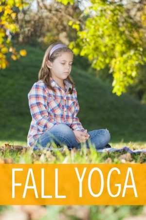 Fall Themed Yoga - Pink Oatmeal