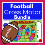 Football Gross Motor and Fine Motor Planning - Pink Oatmeal