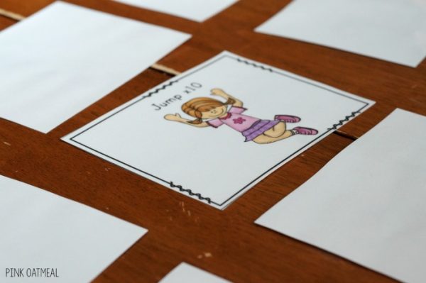 Matching With Movement - Football Themed Freebie - Pink Oatmeal