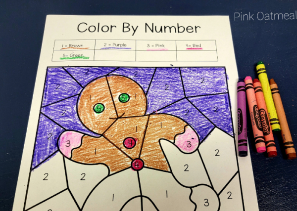 Gingerbread Gross Motor and Fine Motor Activities - Pink Oatmeal