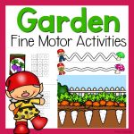 Garden Themed Fine Motor Activities - Pink Oatmeal