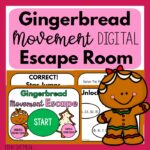 Gingerbread Man Brain Break Ideas - Gingerbread Man Activities - Pink ...