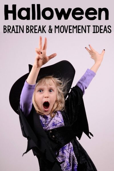 Halloween Gross Motor and Brain Break Ideas - Pink Oatmeal