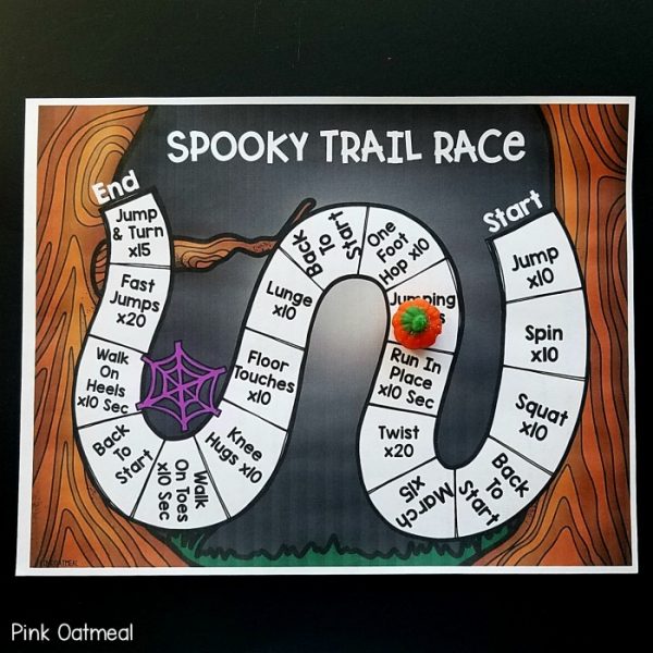 Halloween Motor Planning Activities -Fine Motor and Gross Motor - Pink ...