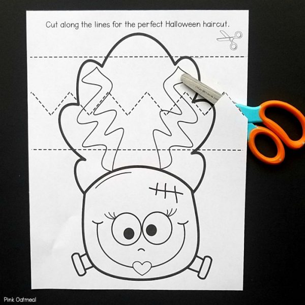 Halloween Motor Planning Activities -Fine Motor and Gross Motor - Pink ...