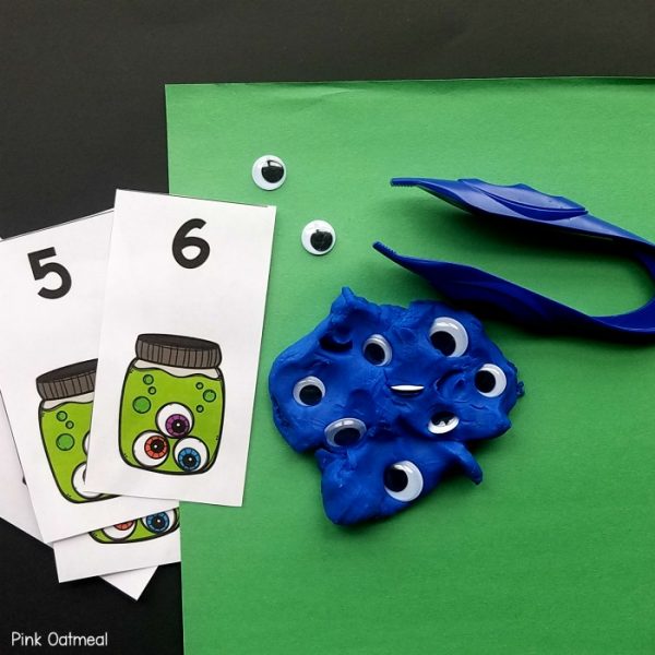 Monster Activities For Kids - Pink Oatmeal