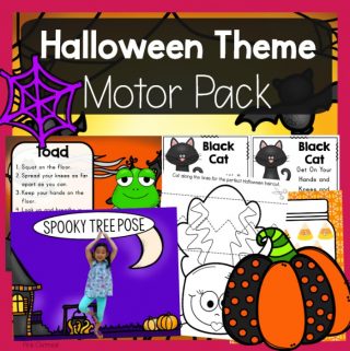 Halloween Gross Motor and Brain Break Ideas - Pink Oatmeal