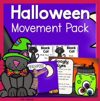 Halloween Yoga Pose Ideas - Pink Oatmeal