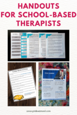 Handouts for School-Based Physical and Occupational Therapists - Pink ...