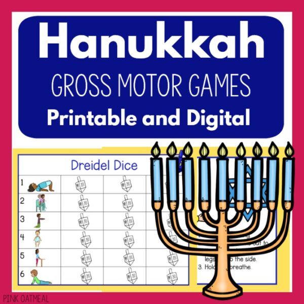 Printable Christmas Activities - That Promote Movement - Pink Oatmeal