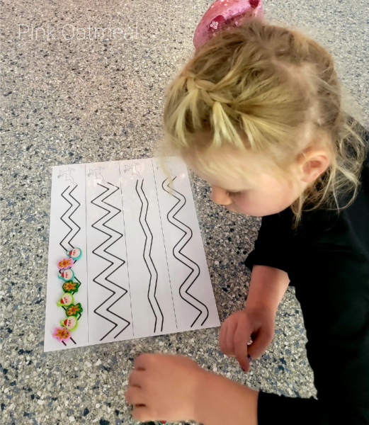 Christmas Gross Motor and Fine Motor Activities - Pink Oatmeal