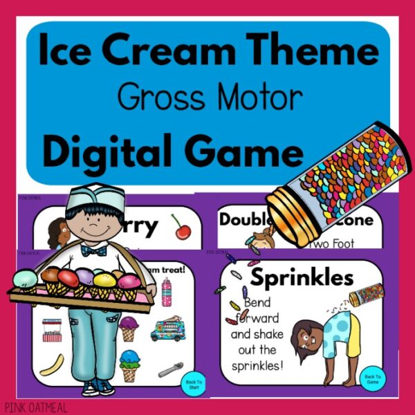 Amusement Park Gross Motor and Fine Motor Activities - Pink Oatmeal