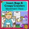 Insects, Bugs, and Creepy Crawlers Themed Yoga - Pink Oatmeal